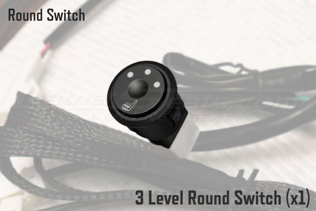 Round Switch Seat Heater - LeatherSeats.com