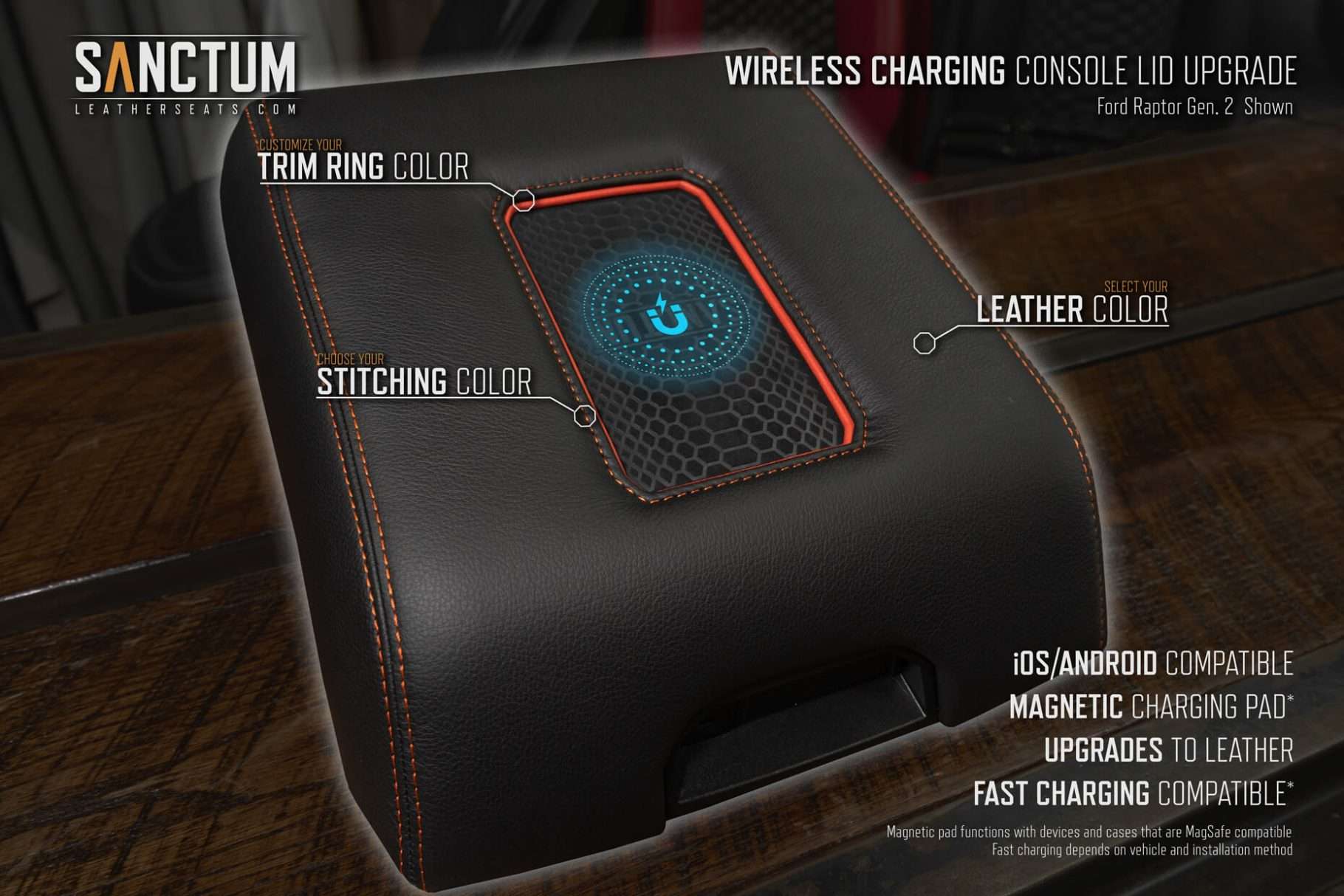 Ford Raptor | Sanctum Console - LeatherSeats.com