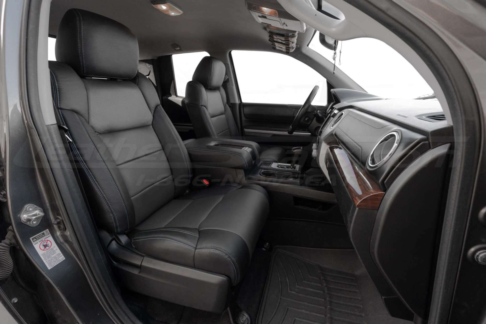 Toyota Tundra Leather Kit | Black/Graphite - LeatherSeats.com