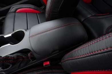 Ford Mustang Center Console Cover | Leather Console Lid | Leatherseats.com