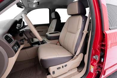 2007-2013 Chevy Silverado Leather Kit | Java/Sandstone - LeatherSeats.com